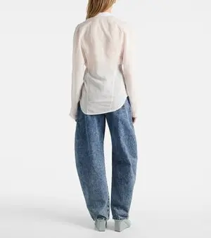 Alaïa Cotton And Linen Shirt