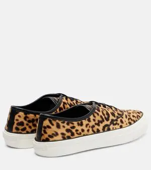 AQUAZZURA Animal-printed Leather Sneakers