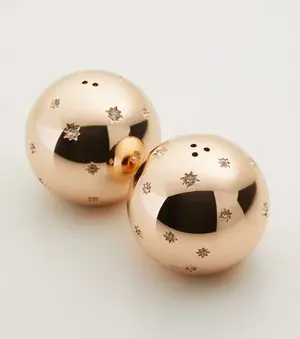 L'Objet Stars -plated Salt And Pepper Shakers