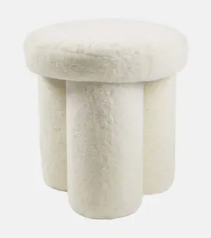 101 COPENHAGEN Big Foot Sheepskin Stool - White