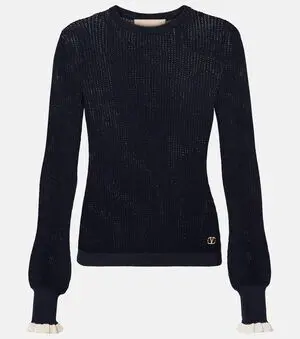 Valentino Garavani Cotton-blend Pullover