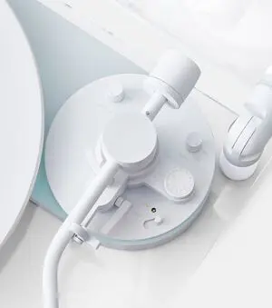 TRANSPARENT Turntable - White