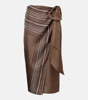 Max Mara Tie Detailed Skirts