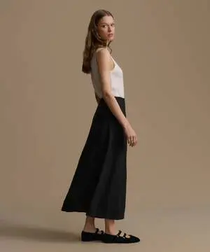 Jenni Kayne Kinney Midi Skirt - Black