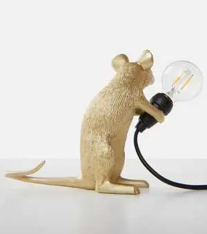 SELETTI Mouse Table Lamp Marcantonio Raimondi Malerba, Eu And Usb Plug