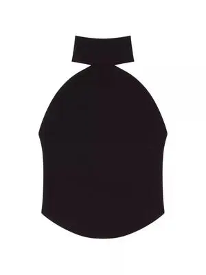 COURREGES Sleeveless Top - Black