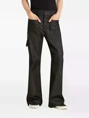 COURREGES Bootcut Jeans With Patch Pockets