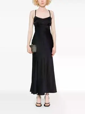 Sandro Satin Midi Dress