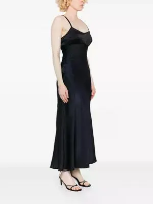 Sandro Satin Midi Dress