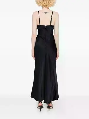 Sandro Satin Midi Dress