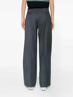 Sandro Striped Straight-leg Trousers