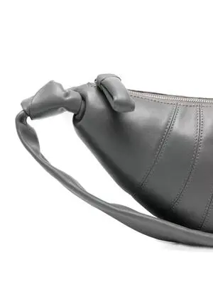 LEMAIRE Croissant Knotted Lambskin Shoulder Bag