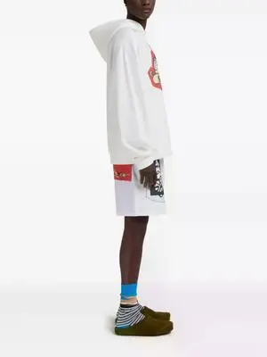 Marni Graphic-print Hoodie - White