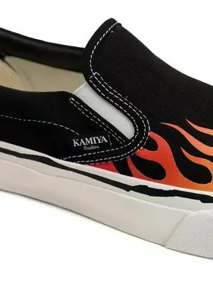 KAMIYA Cornell Slip-on Sneakers - Black