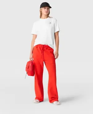 Stella McCartney Stella McCartney Logo Detail Straight-Leg Joggers Active Red