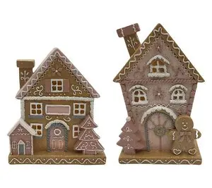 RC HOME DECOR 8.5'-7.5' Pastel Christmas Gingerbread House - One-color