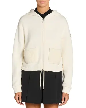 Moncler Zip Up Sweatshirts Hoodies For Women