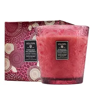 Voluspa Foraged Wildberry 3 Wick Hearth Candle, 38 Oz - No Color