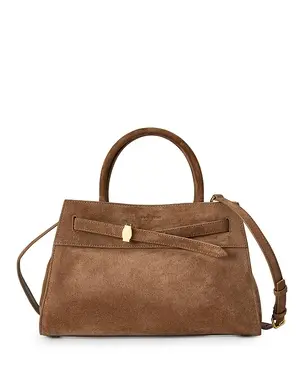 Veronica Beard Suede Dash Bag - Bark