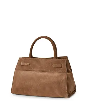 Veronica Beard Suede Dash Bag - Bark
