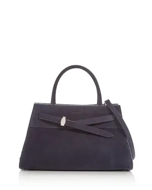 Veronica Beard Suede Dash Bag - Navy