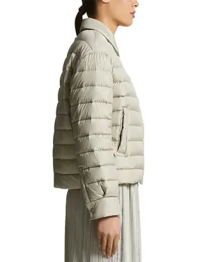 Peserico Collared Puff Jacket - Frosted Landscape