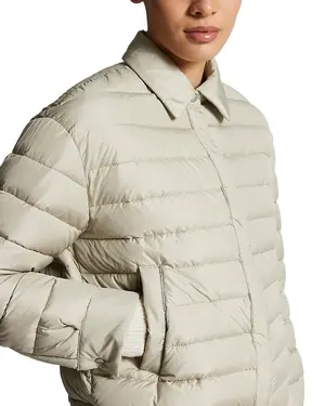 Peserico Collared Puff Jacket - Frosted Landscape