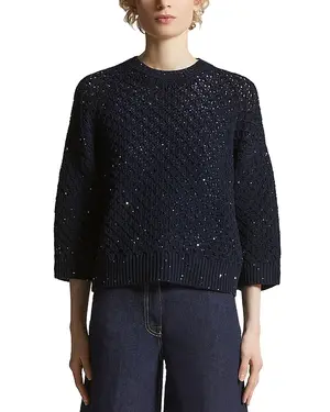 Peserico Sequined Knitwear For Women