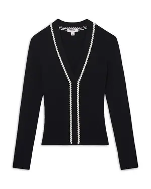 REISS Lauri Knit Top