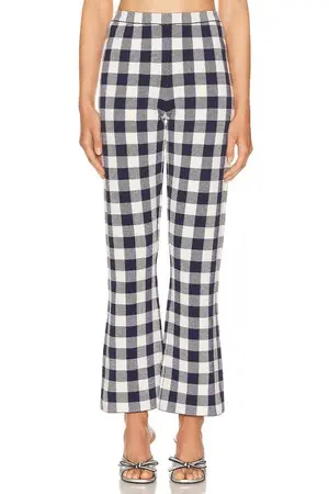 Women's Gingham Pull-On Pants