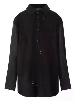 By Walid Embroidered Eyelet Shirt