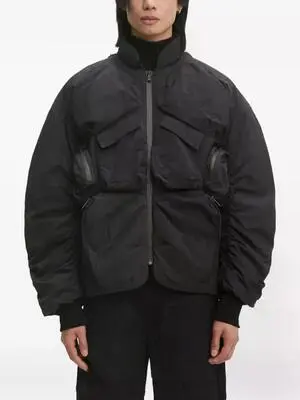 A. A. SPECTRUM Multi-pocket Padded Jacket - Black