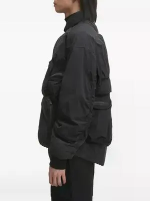 A. A. SPECTRUM Multi-pocket Padded Jacket - Black