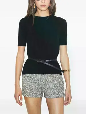Tory Burch Tweed Speckled Shorts