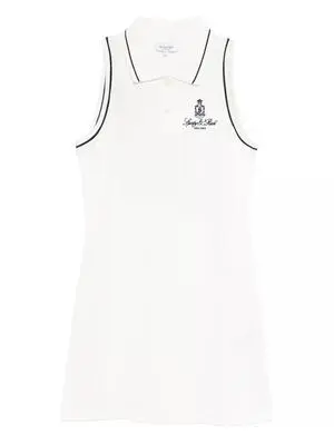 SPORTY & RICH Vendome Pique Dress - White