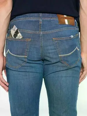 Jacob Cohen Slim-fit Jeans With Pocket Detail