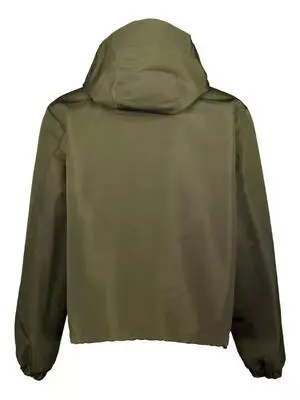 Givenchy Logo-embroidered Hooded Windbreaker - Green
