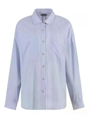 MOTHER Striped Cotton Shirt