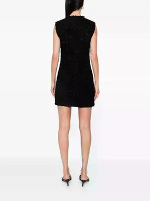 IRO PARIS Tweed Mini Dress - Black