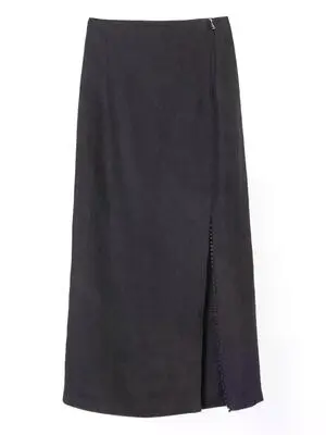 ALYSI Side-slit Beaded Skirt