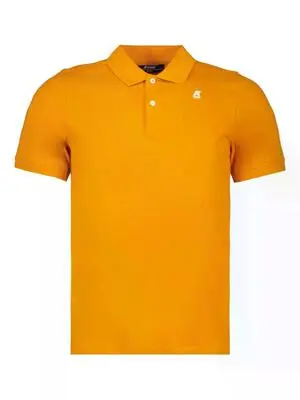 K-WAY Vinnie Two-button Logo Polo Shirt - Orange
