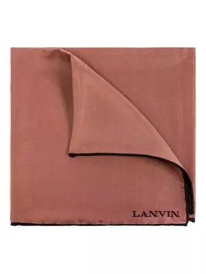 LANVIN Silk Two-tone Scarf - Pink