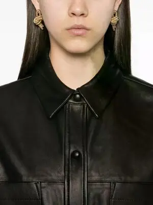 IRO PARIS Button-fastening Leather Jacket