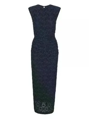 ROTATE BY BIRGER CHRISTENSEN Floral-lace Midi Dress - Blue
