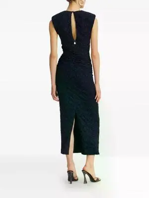 ROTATE BY BIRGER CHRISTENSEN Floral-lace Midi Dress - Blue