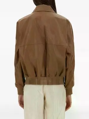 Brunello Cucinelli Zip-fastening Ribbed-hem Jacket