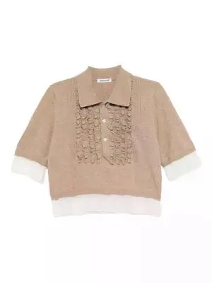 UNDERCOVERISM Knitted Polo Top