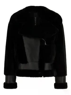 BLANCHA Leather Shearling Jacket