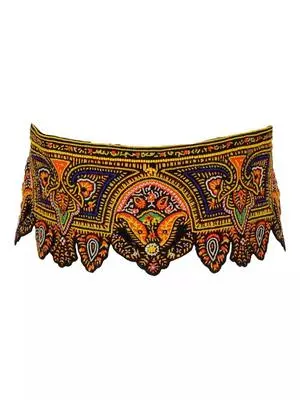 Etro Bead-embellished Cropped Top