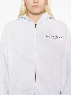 SPORTY & RICH Printed Cotton Hoodie